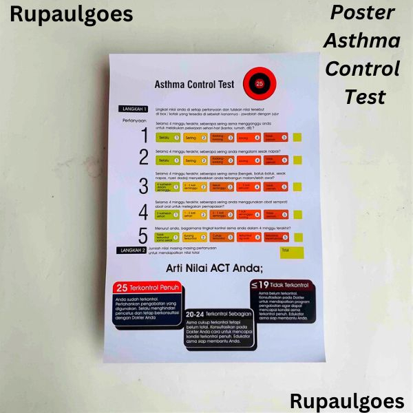 Jual BISA COD ∣ Poster Asthma Control Test ∣ Poster Asma Kontrol Tes ∣ ...