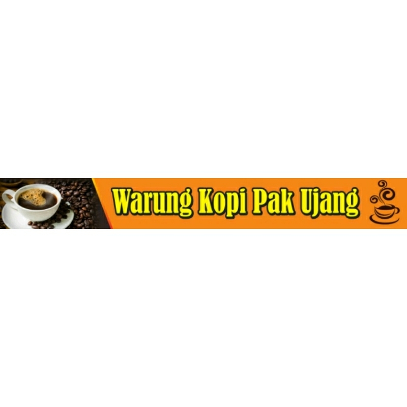 Jual SPANDUK BANNER WARKOP / WARUNG KOPI | Shopee Indonesia