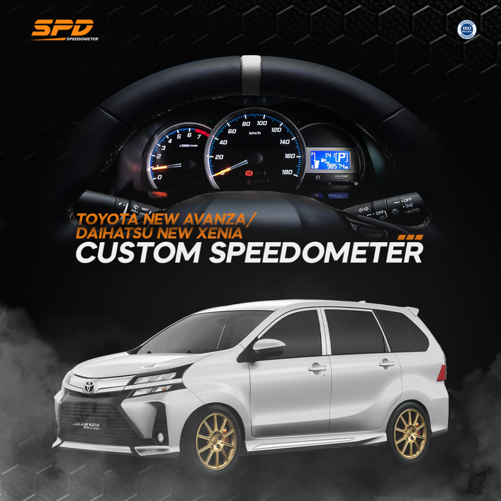 Jual PANEL SPEEDOMETER CUSTOM DAIHATSU ALL NEW XENIA/ ALL NEW AVANZA ...