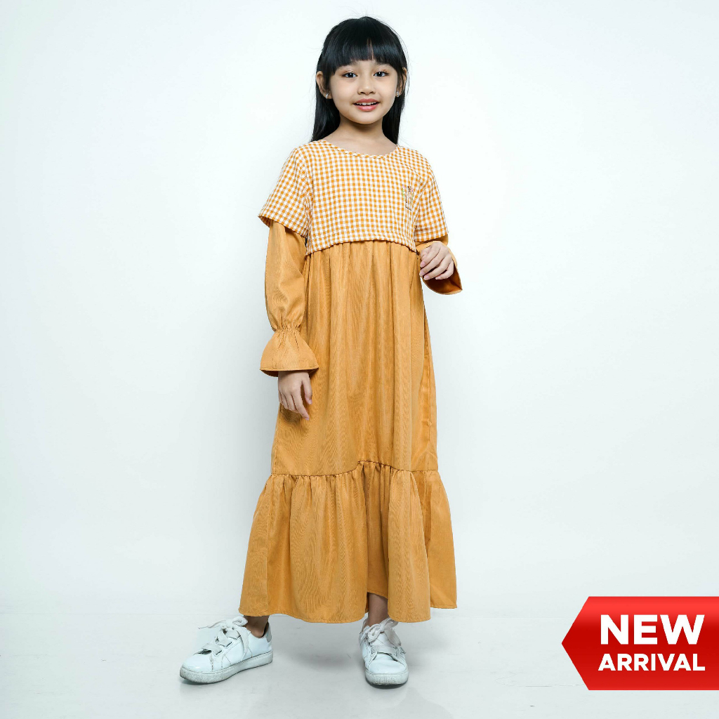 Jual Cressida Gamis Kids Girl Yellow - HB278X | Shopee Indonesia