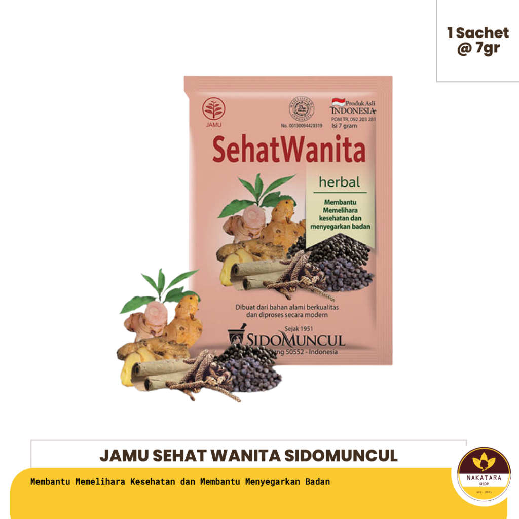Jual JAMU SEHAT WANITA SIDO MUNCUL ISI 10 SACHET SERBUK | Shopee Indonesia