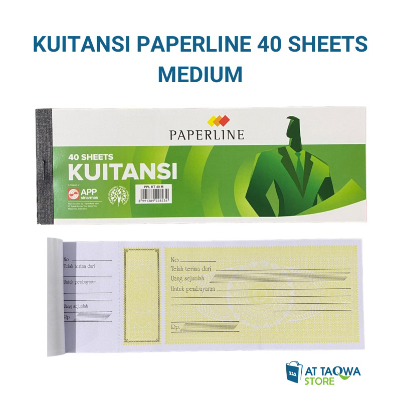 Jual Kuitansi Paperline Tanggung 40 Lembar - Kwitansi Kecil | Shopee Indonesia