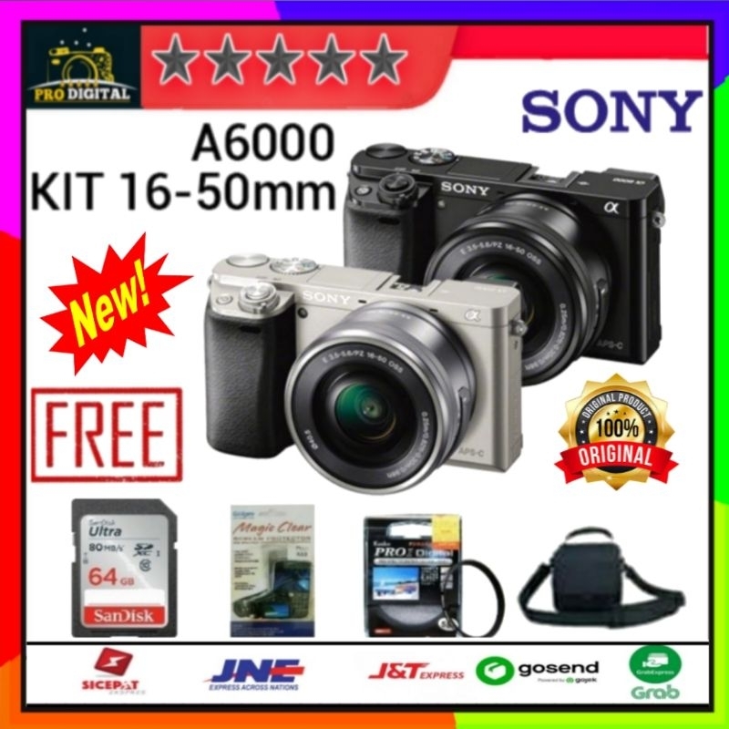 Jual SONY A6000 kit 16-50mm Alpha 6000 kit 16-50 ILCE 6000L sony A6000L ...
