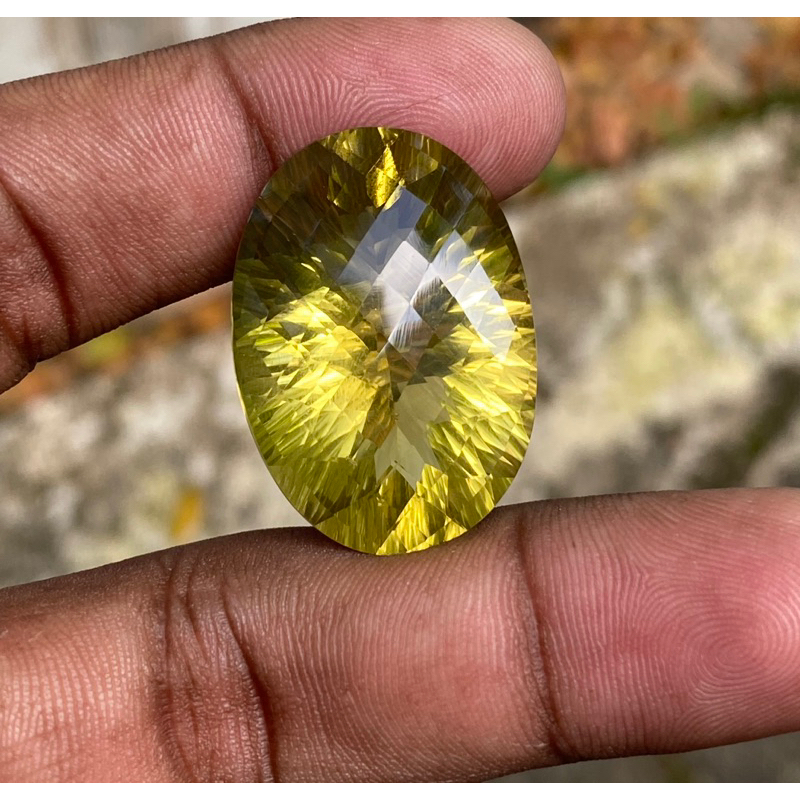 Jual Natural lemon Citrine Batu lemon Quartz Big size CT 53 Dim ...