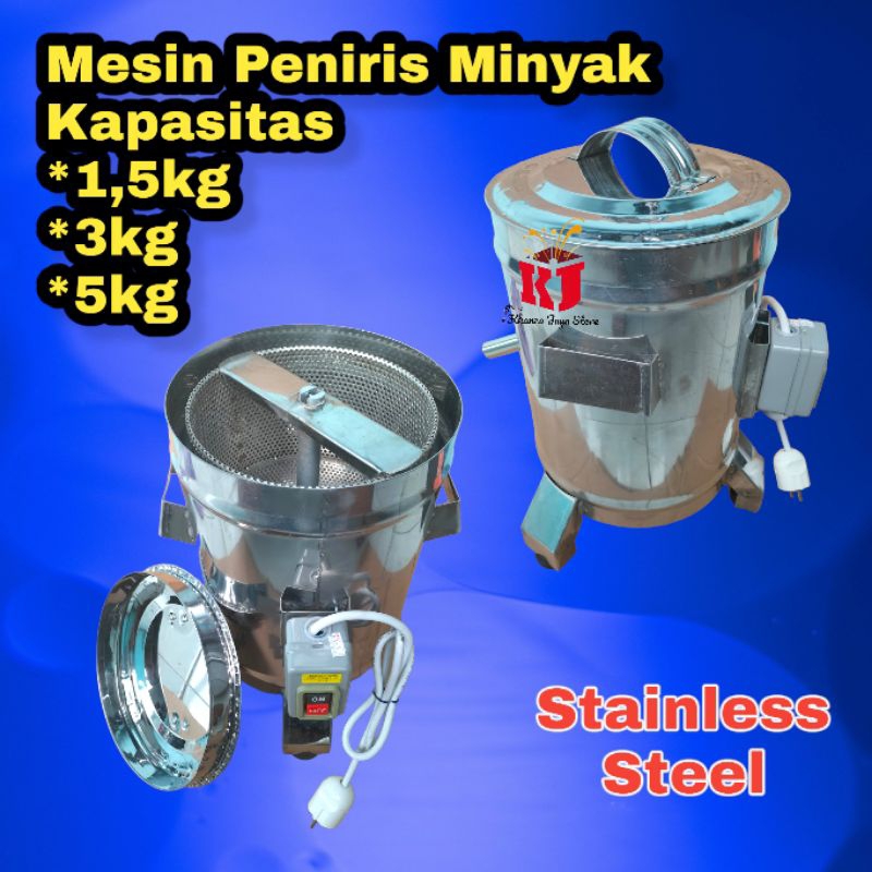 Jual Spinner Mesin Peniris Minyak KAP 3 KG - Dinamo Pengering Daya ...