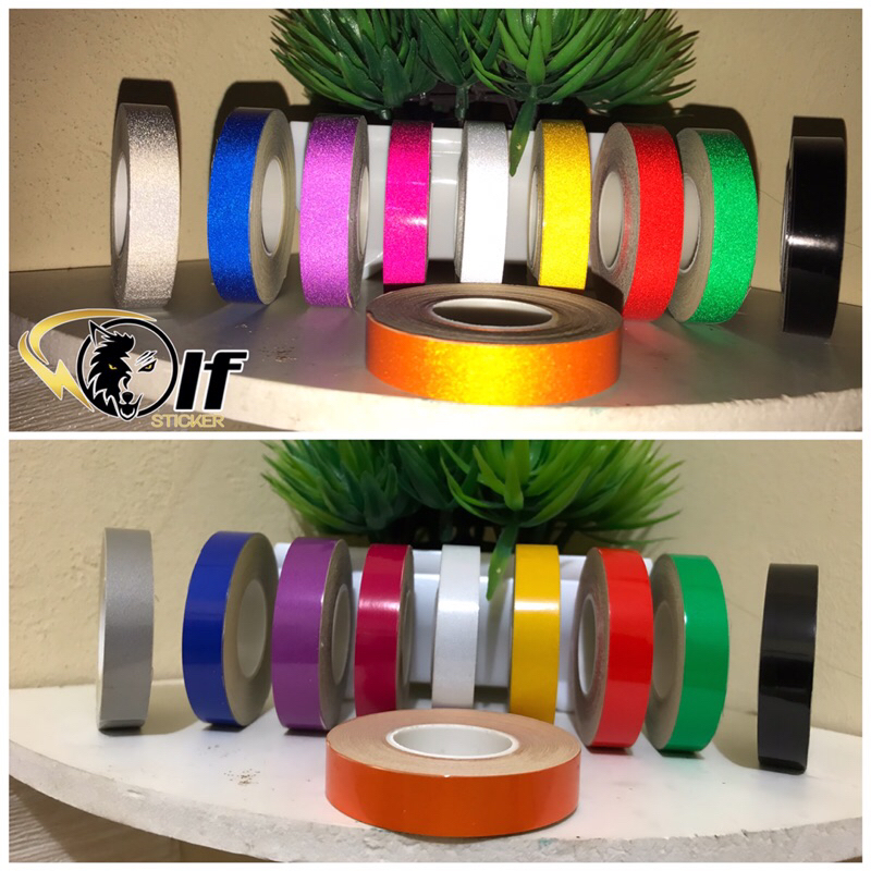 Jual STIKER list roll velg lebar 1cm x Panjang 5 meter scotlite ...
