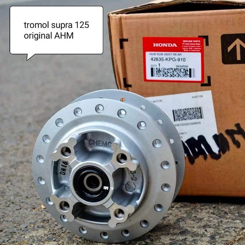Jual Tromol Supra DD original AHM tromol supra125 belakang | Shopee ...