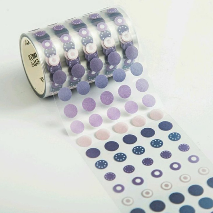 Jual STIKER ROLL AESTHETIC / DOT WASHI STICKER / STIKER / STIKER DOT ...