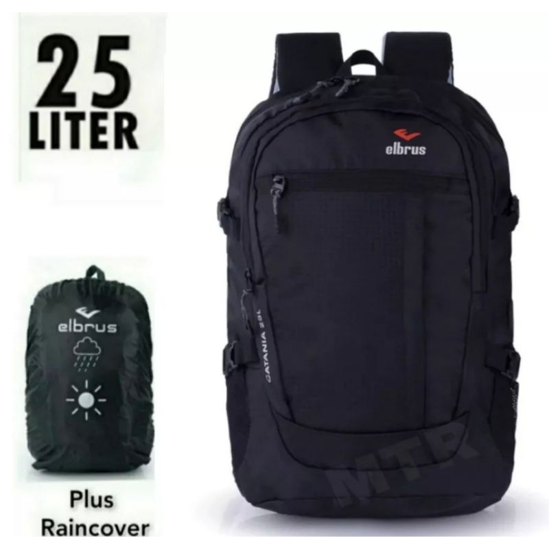 Jual tas ransel original Elbrus gatania 25 L free rain cover | Shopee ...