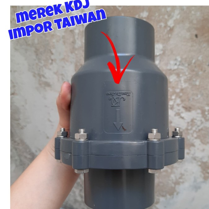 Jual KDJ TAIWAN MODEL PER Check Valve KDJ 2" Check Valep 2 inch Cek Valve 2" Per Spring Check ...