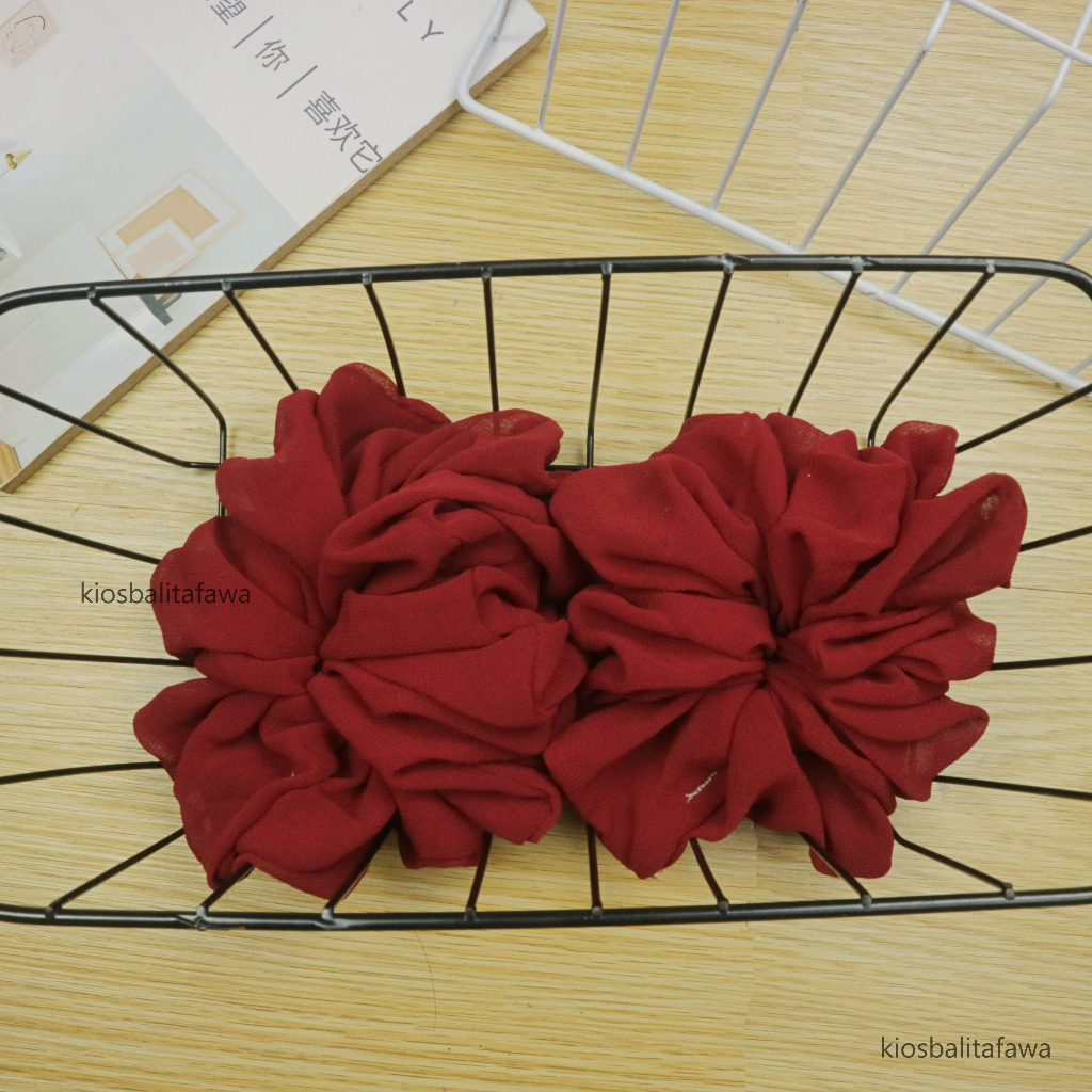 Jual Ikat Rambut Scrunchie / Kunciran Cepol JIlbab Aksesories Wanita ...