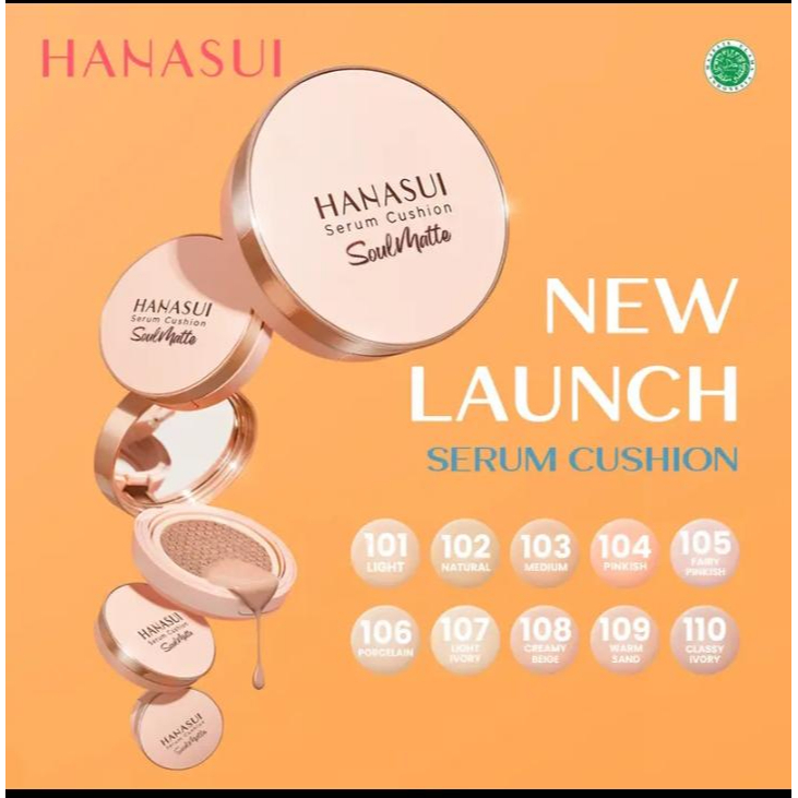 Jual HANASUI SERUM CUSHION SOULMATTE | Shopee Indonesia
