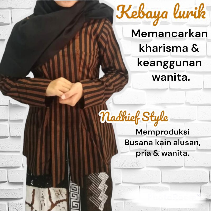 Jual KEBAYA KARTINI. LURIK ADAT JAWA I JAHITAN MODISTE. PREMIUM. BARANG MEWAH | Shopee Indonesia