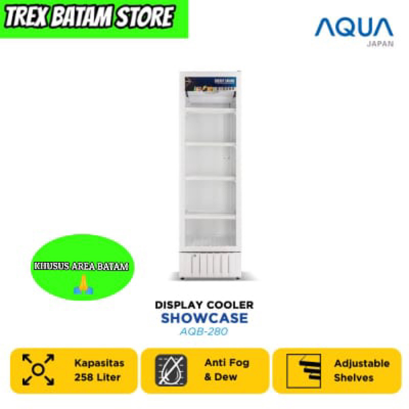 Jual AQUA AQB 280 4 RAK SHOWCASE (BATAM) | Shopee Indonesia