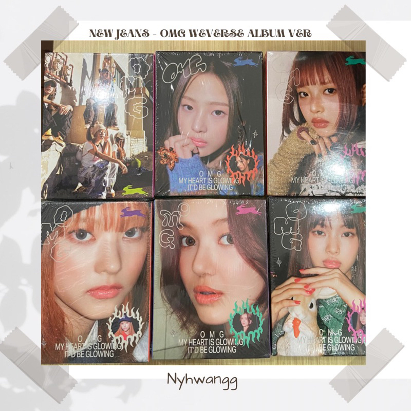 Jual NEWJEANS - OMG MESSAGE CARD VER [Ready stock] | Shopee Indonesia