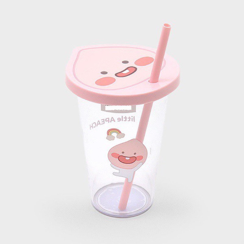 Jual [READY] DAISO X KAKAO FRIENDS APEACH TUMBLER WITH STRAW 400ml ...