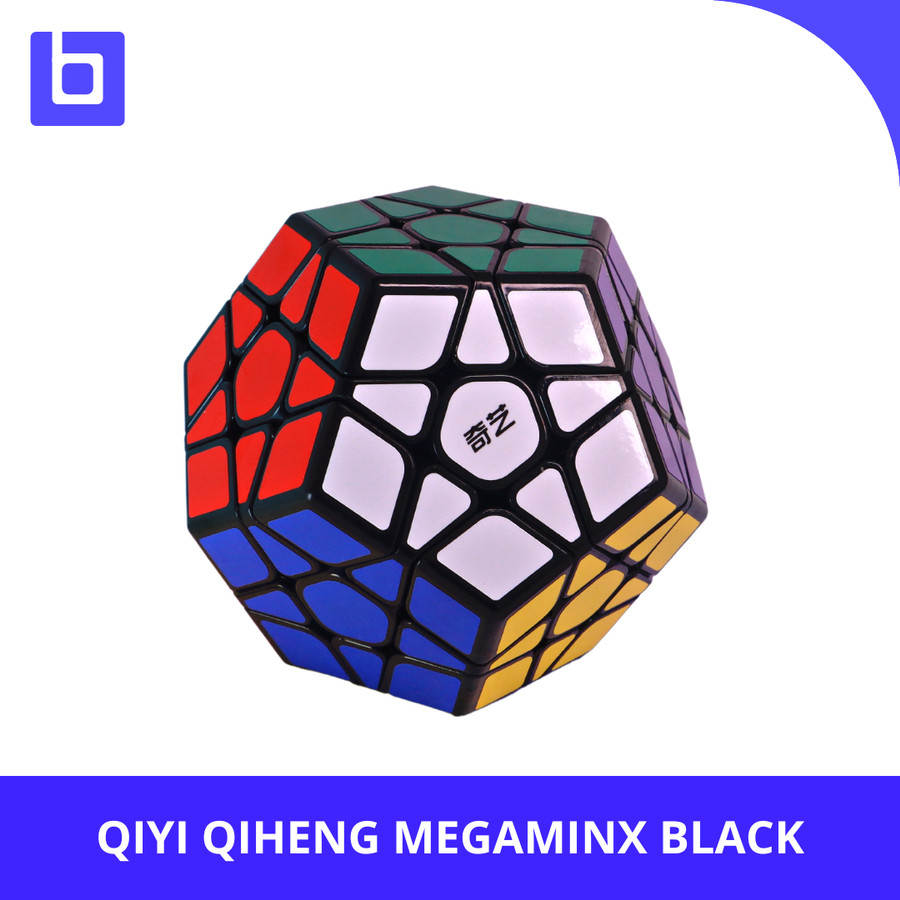 Jual Cube Megaminx - Qiyi Megaminx Qiheng - Qiheng Megaminx Black ...