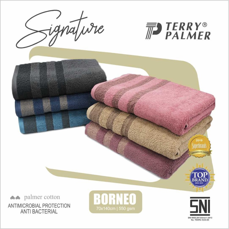 Jual Handuk terry palmer signature 70x140 tebal lembut | Shopee Indonesia