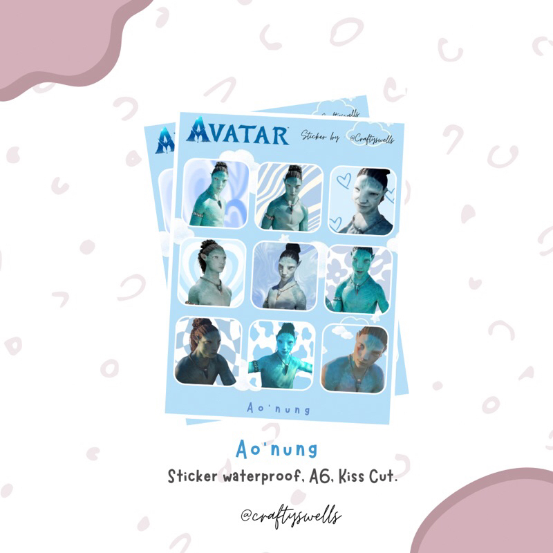 Jual Sticker Avatar/ sticker deco/ Avatar 2/ Navi/ Jack sully/ Neytiri ...