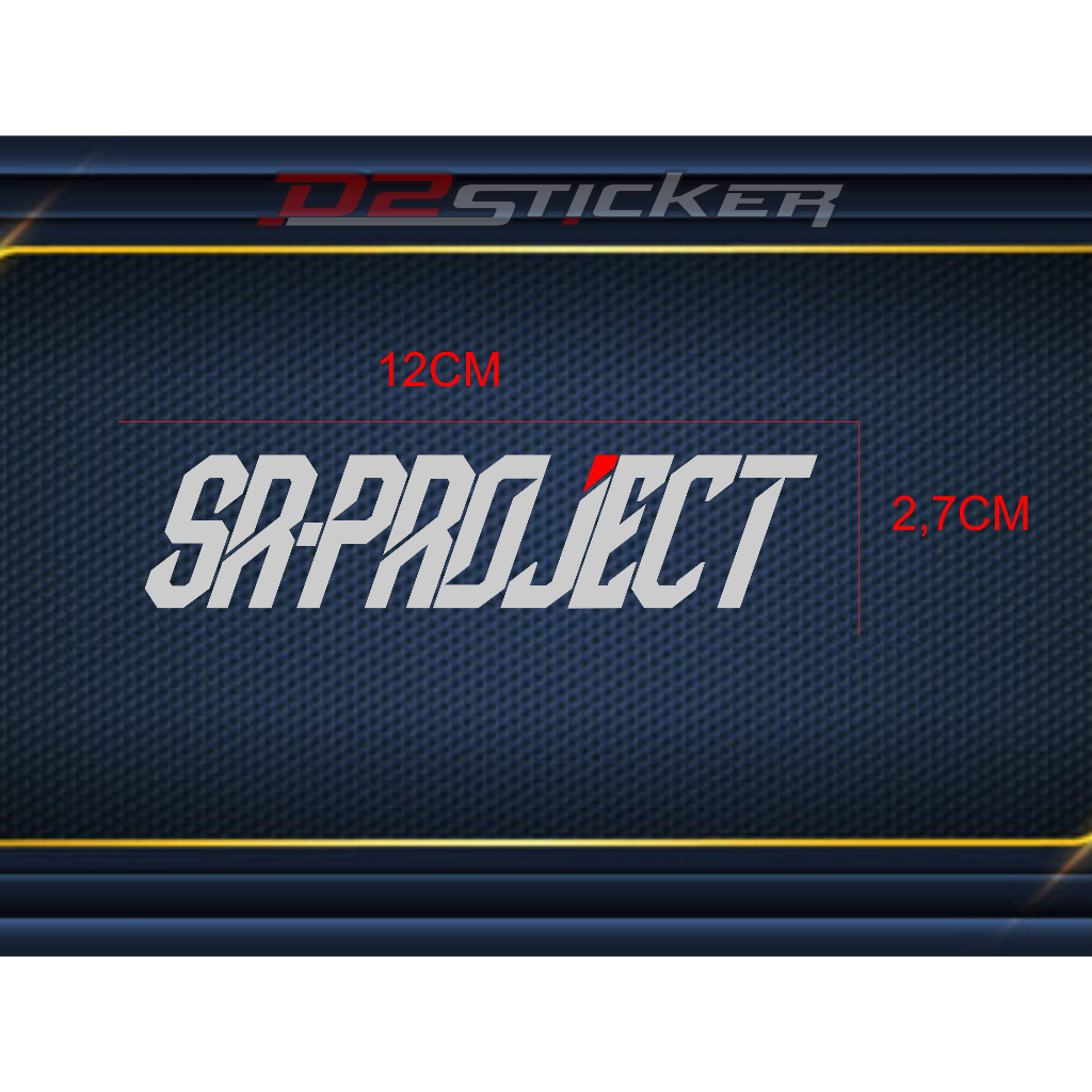 Jual STIKER SR PROJECT CUTTING SR PROJECT LOGO SR PROJECT | Shopee ...