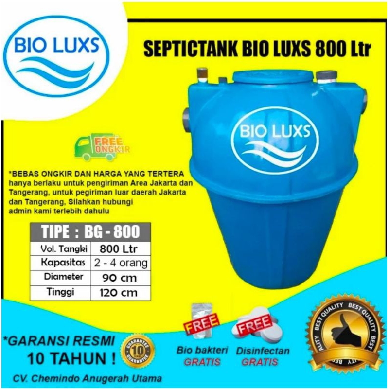 Jual septictank biotech, biofil BG 800 liter | Shopee Indonesia