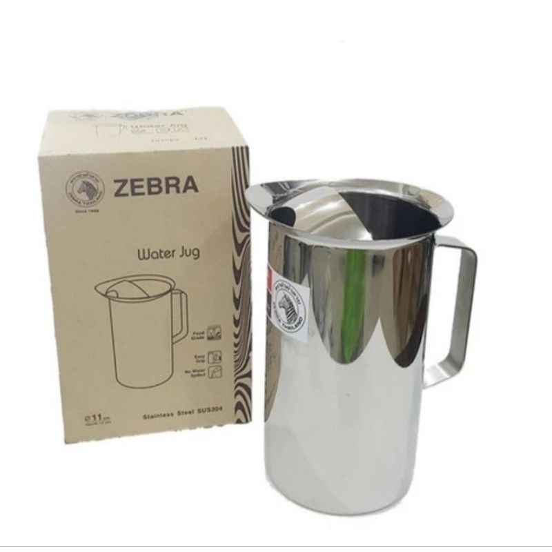 Jual zebra water jug 11cm w/lid (115012) /wo/lid (115011) /picher ...