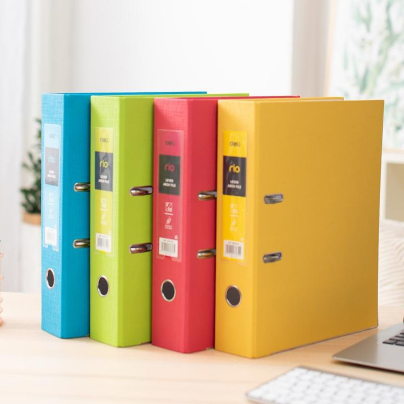 Jual Deli Ordner Ukuran Folio/F4 Lever Arch File / Tempat Penyimpanan ...