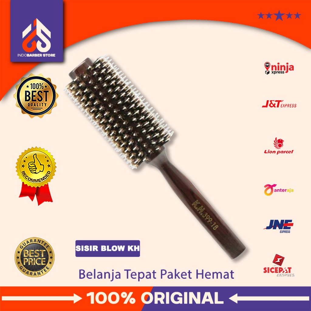 Jual Sisir Blow K.H 399-18 Sisir Blow Profesional Hair Comb ...