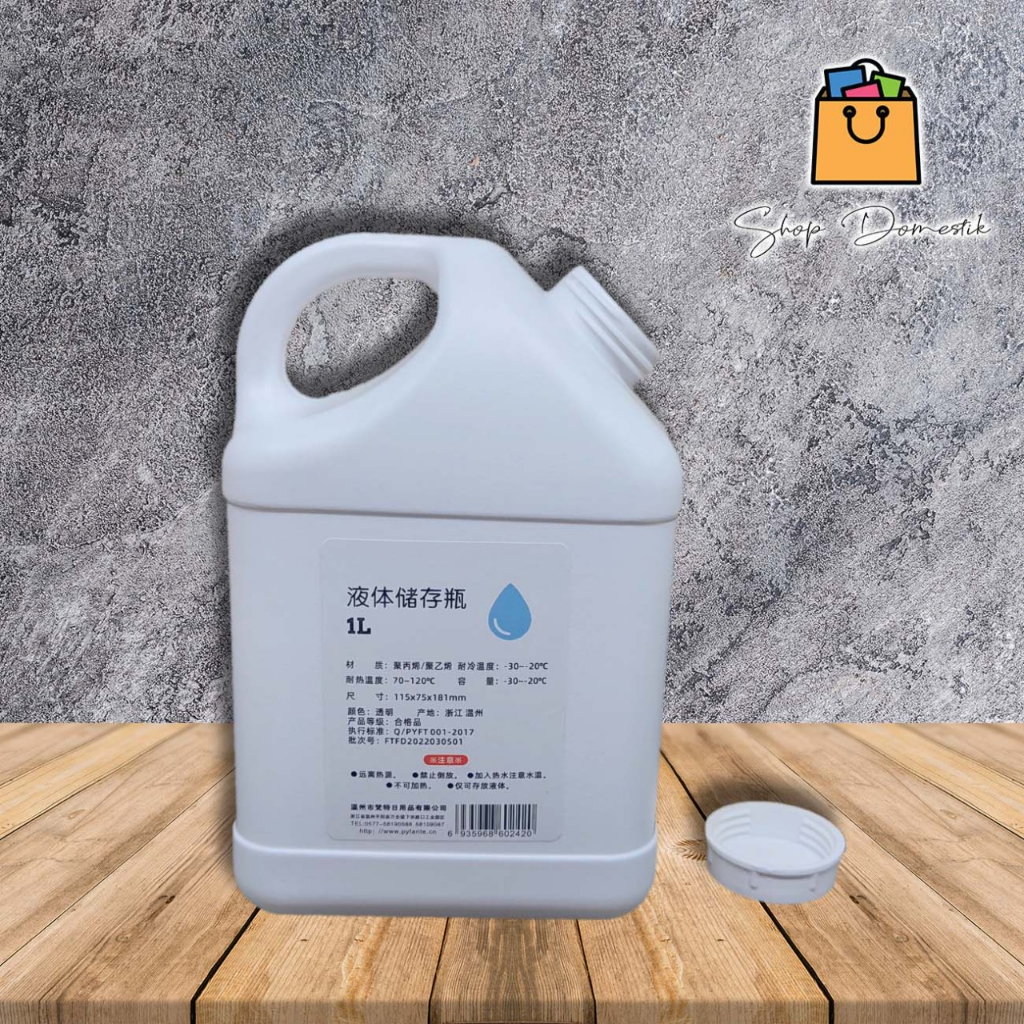 Jual JERIGEN PLASTIK/ JERIGEN MINYAK/ SOFTENER 1 LITER (RF18.8-2 ...