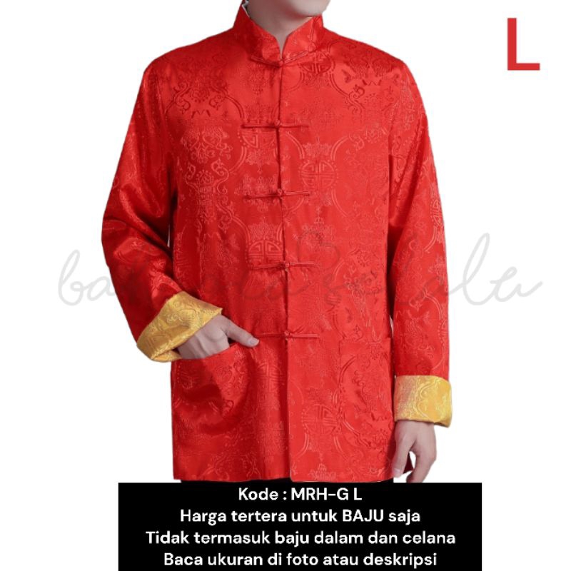Jual Baju Cheongsam Pria Changshan Sangjit Tunangan Lamaran | Shopee ...