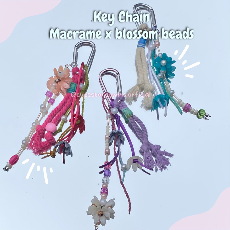 Jual Bag Charm Carabiner/Gatungan Tas Laptop&Totebag/Gantungan Macrame ...