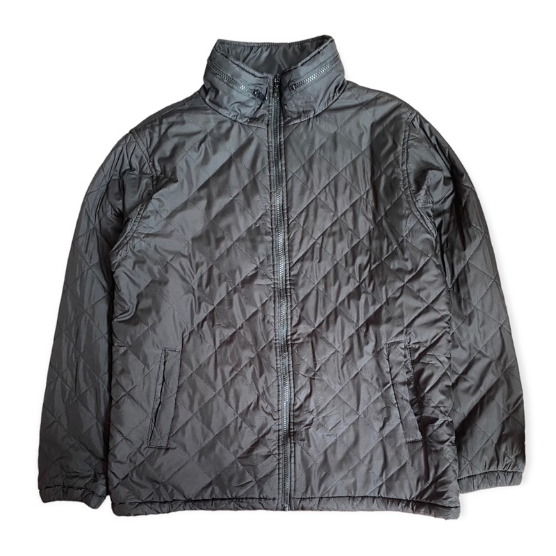 Jual Puffer Jacket Hitam | Jacket Ciwok Puffer Warna Hitam Tebal ...