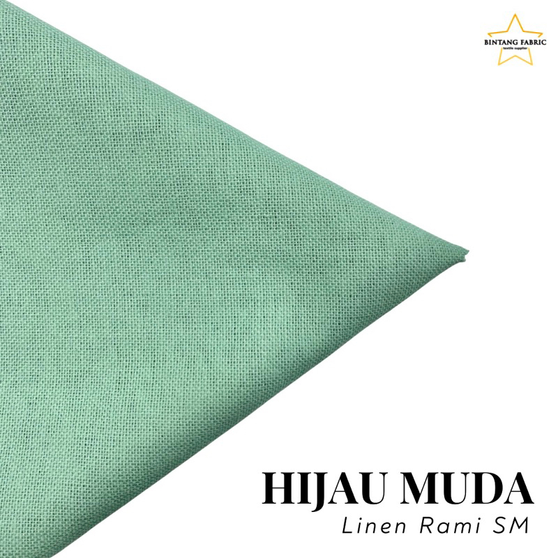 Jual Bahan Kain Linen Rami SM 0,5 Meter | Shopee Indonesia