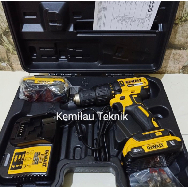 Jual Mesin Bor Cordless Hammer Drill 20V DEWALT DCD7781D2 Brushless ...