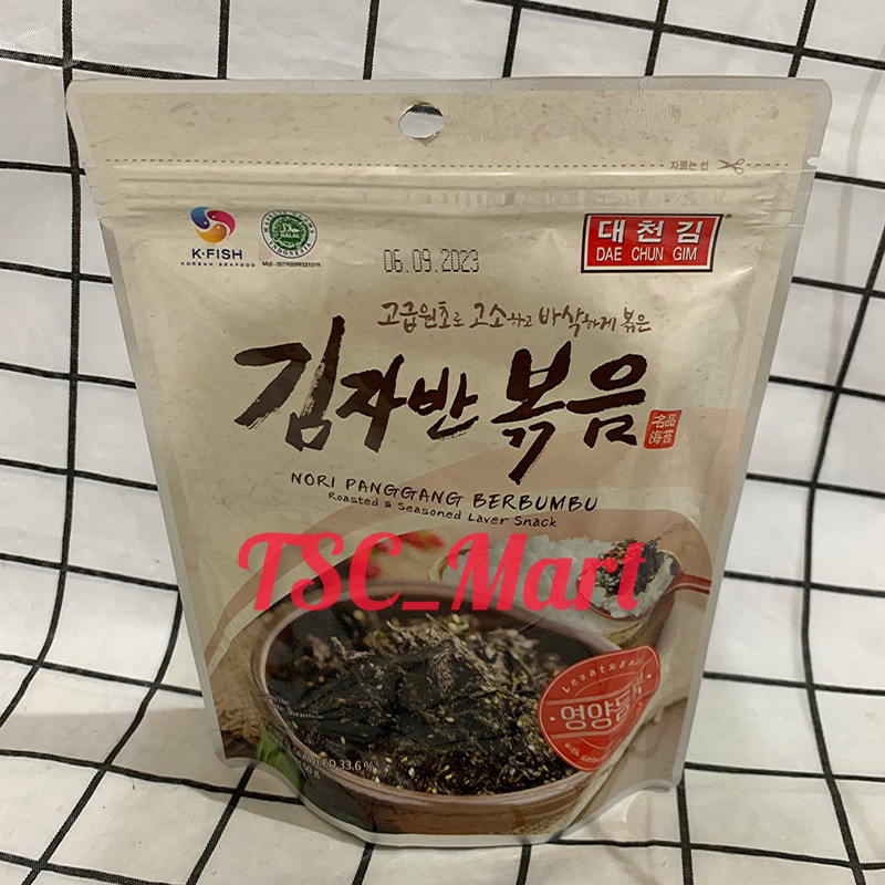Jual Dae Chun Gim Roasted & Seasoned Laver Snack 50gr / Dae Chun / Gim ...