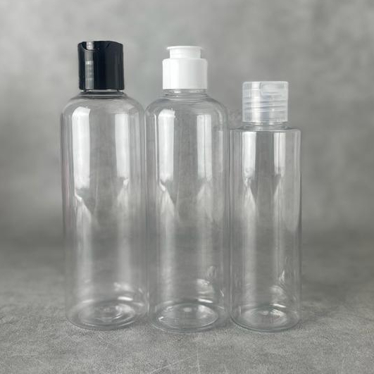 Jual Botol bening 250ml, Botol Fliptop tutup fliptop, presstop, jamur / 150ml-250ml/ PET ...