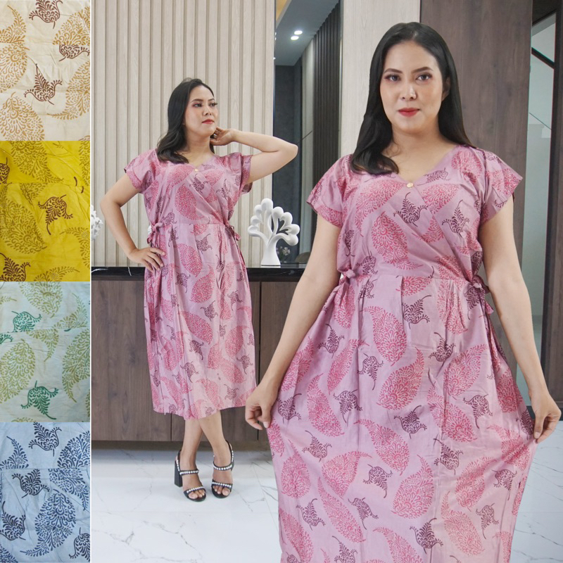 Jual Daster Kimono Jumbo LD 120 Busui Friendly | Shopee Indonesia