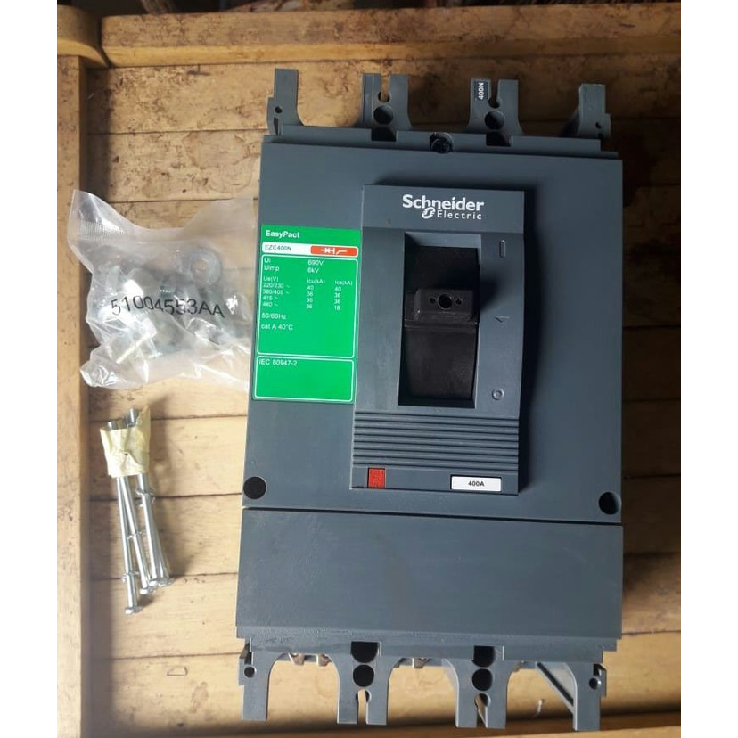 Jual MCCB / EazyPact / Easypact / Breaker 3P EZC400N 300A - 400A ...