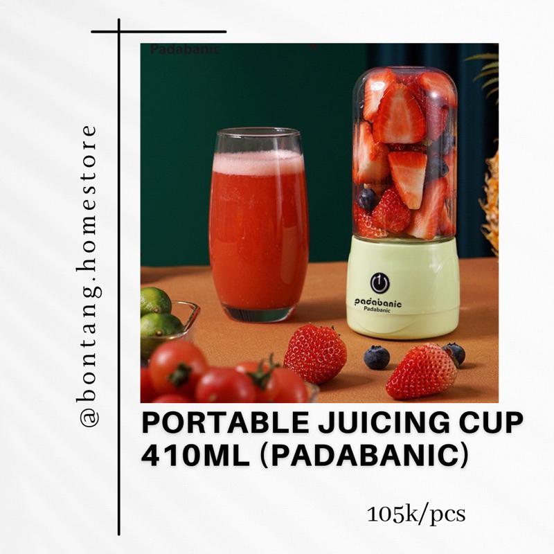 Jual JUICER MINI ELECTRIC PADABANIC 410ML || PORTABLE JUICING CUP 410ML ...