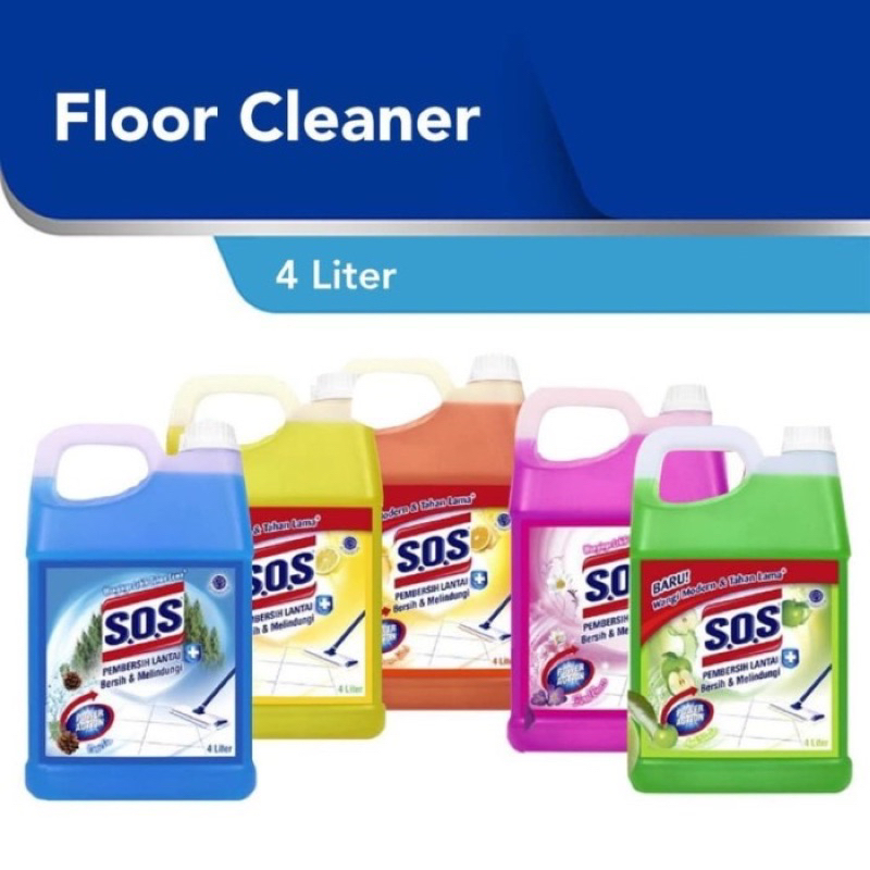 Jual [JERIGEN] SOS Floor Cleaner Pembersih Lantai Pewangi Pel ...