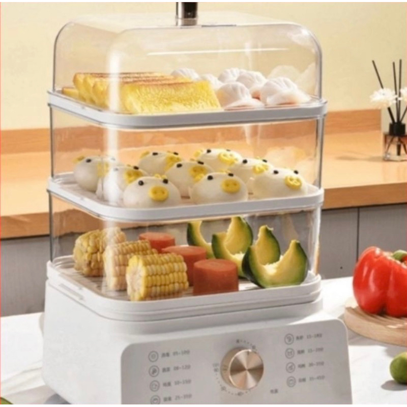 Jual IDEALIFE Food Steamer Jumbo -Pengukus Makanan FS1201 3 Layer ...