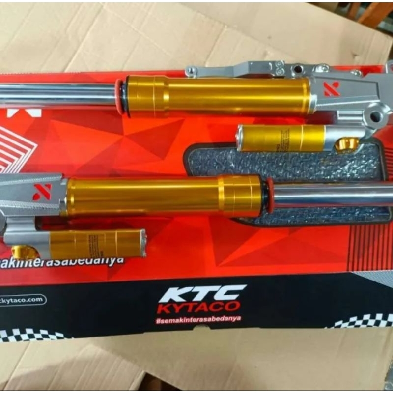 Jual shockbreaker suspension depan SFF05 Gold KTC Kytaco vario 150 beat ...