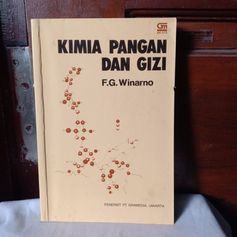 Jual KIMIA PANGAN DAN GIZI OLEH F.G. WINARNO | Shopee Indonesia