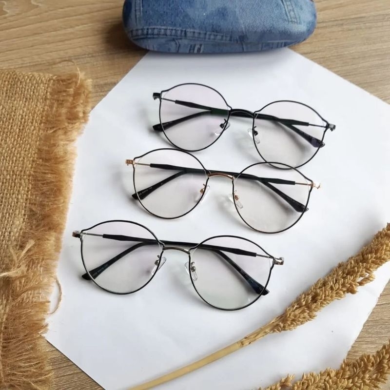 Jual Frame kacamata Mahira (bulat) | Shopee Indonesia