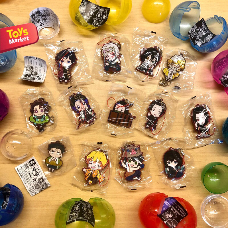 Jual Gashapon Kimetsu no Yaiba Capsule Rubber Keychain Mascot #01 ...