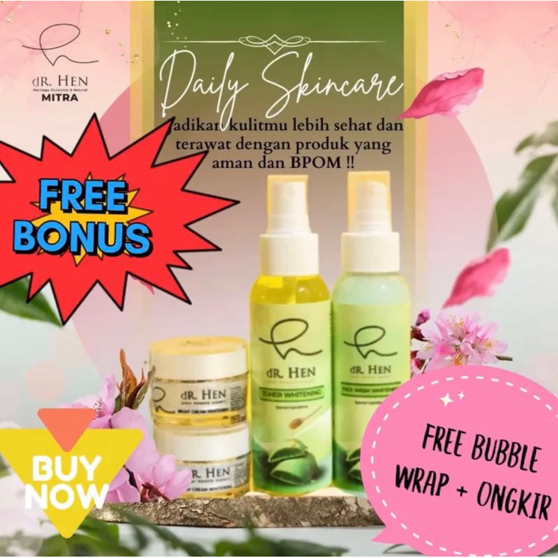 Jual Dr Hen Skincare Original Paket Acne Whitening | Shopee Indonesia