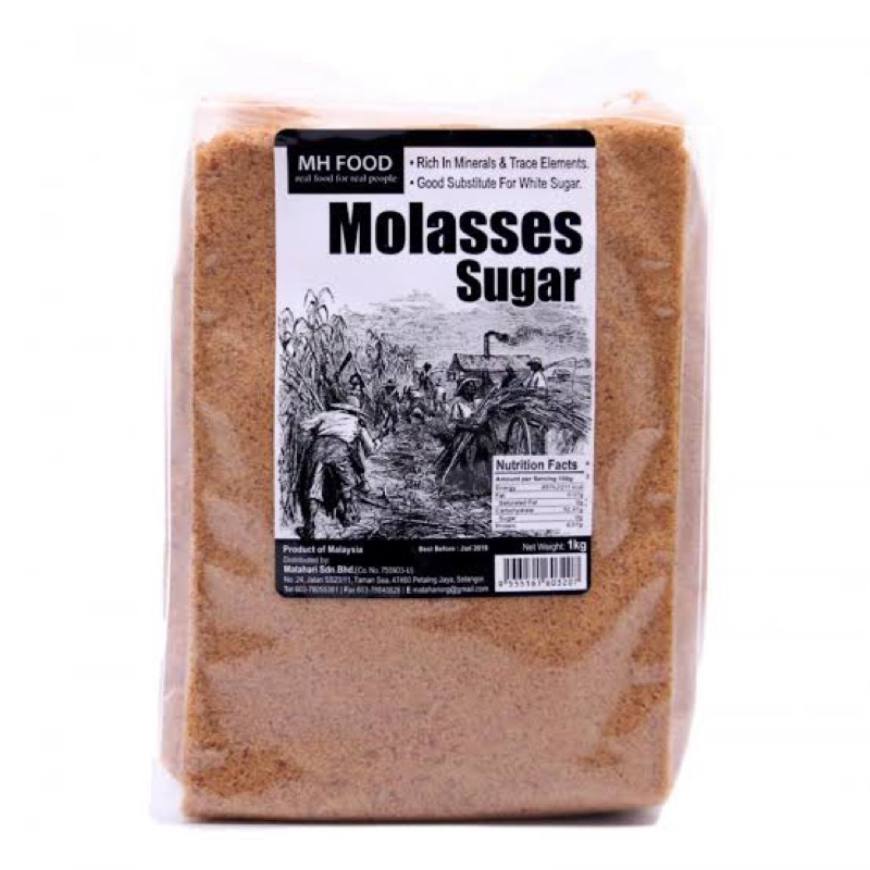 Jual MH FOOD Molasses Sugar / Gula Hitam 1Kg | Shopee Indonesia