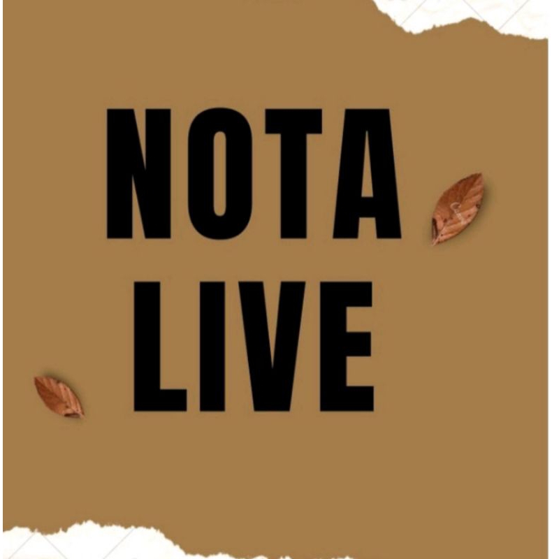 Jual nota live | Shopee Indonesia
