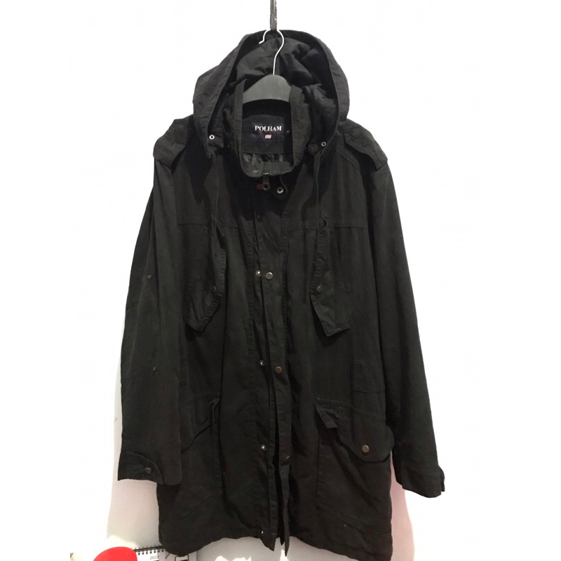 Jual Polham Long Jacket Parka | Shopee Indonesia