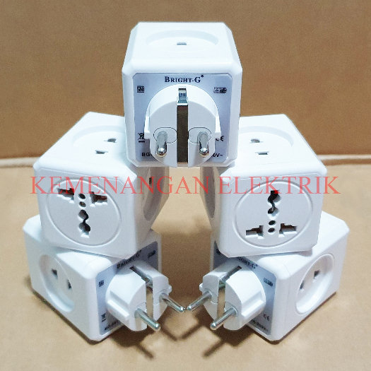 Jual BRIGHT G STEKER T SERBAGUNA 5 POSISI / COLOKAN LISTRIK CABANG 5 ...